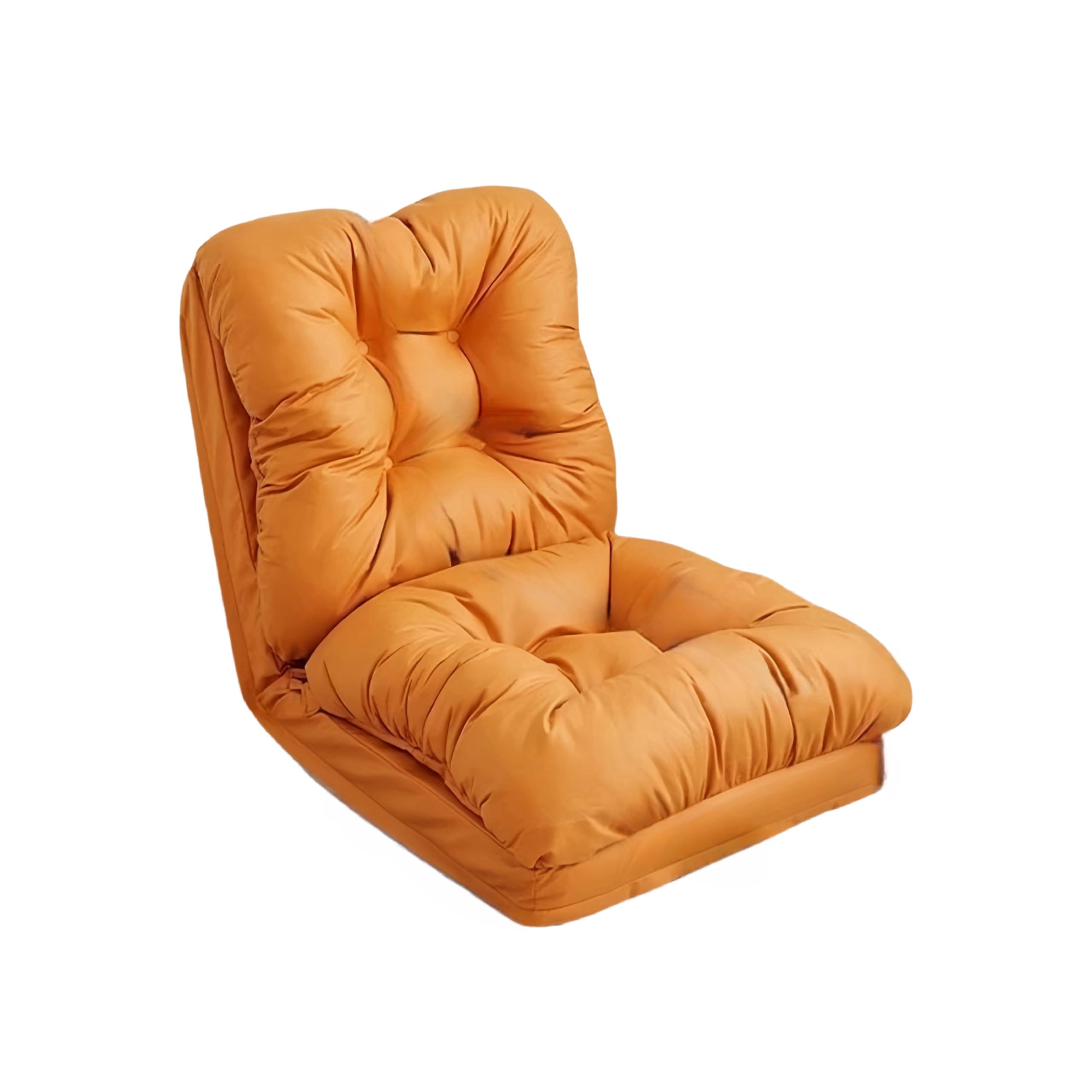 Amazon｜Jiza ソファーベッド おりたたみ 座椅子 一人掛け 背もたれ ローソファ 在宅ワーク ふわふわ おしゃれ シンプル 組立簡単 リクライニングチェア 180度フラット可能 厚さ ...