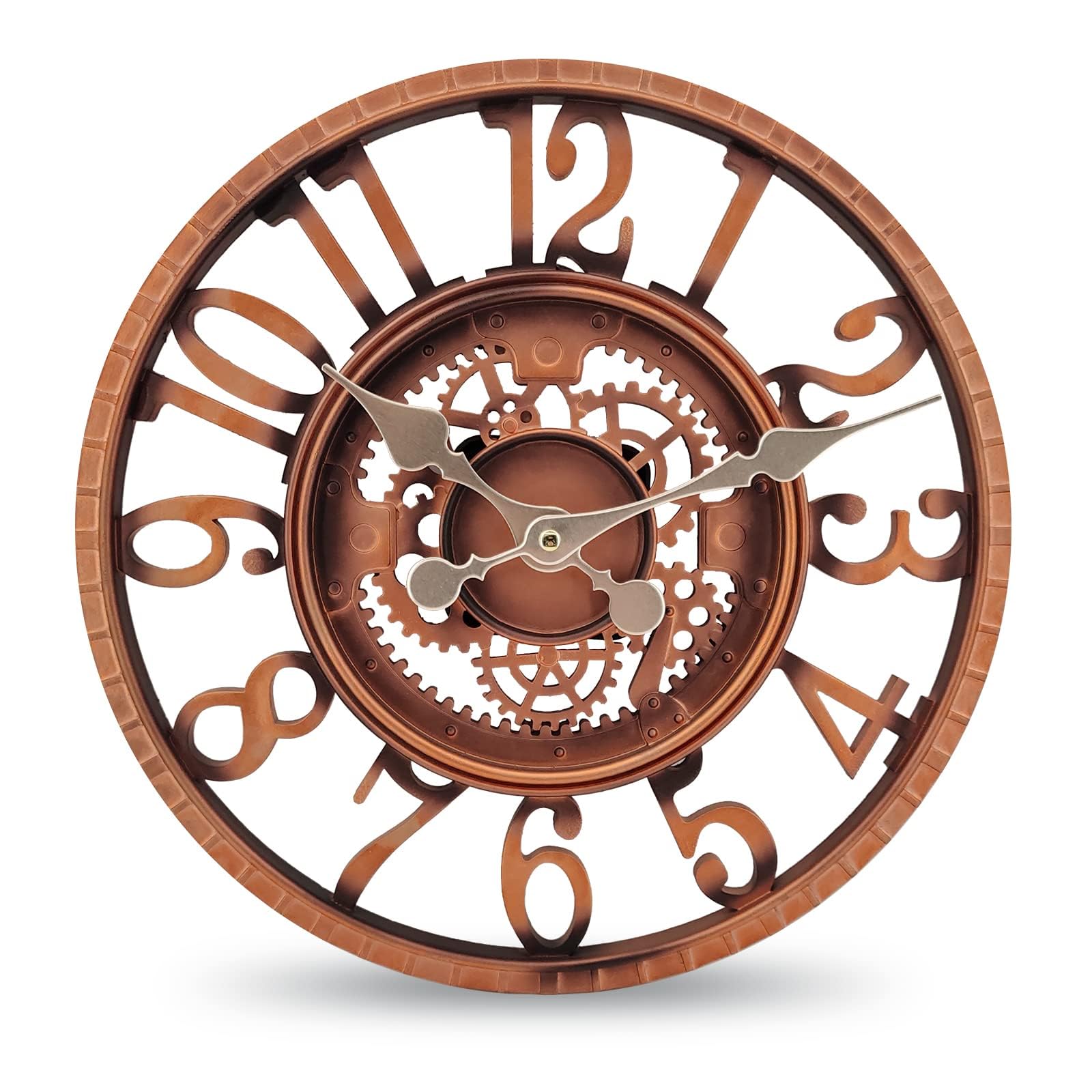 Amazon.com : WrtmyR Outdoor Wall Clock Waterproof, 12 Inch Silent Non ...