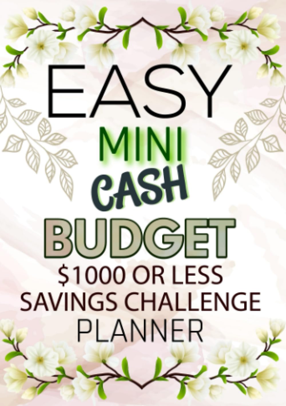 Easy Mini Cash Budget $1000 or Less' Savings Challenge Planner !: Chef ...
