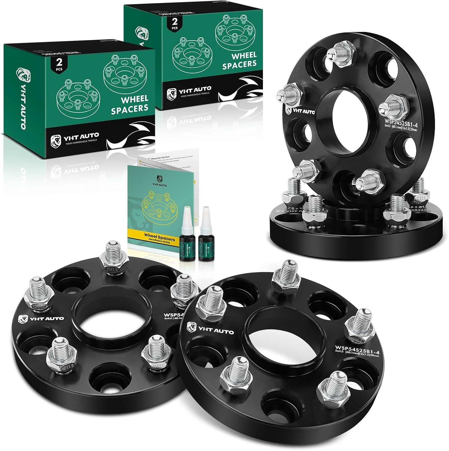 Amazon.com: YHTAUTO 5x4.5 Hub Centric Wheel Spacers 20mm Fits Toyota ...