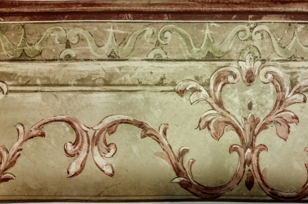 Norwall Wallpaper Border ~ Scroll~ Pattern Number FT75809L - Amazon.com