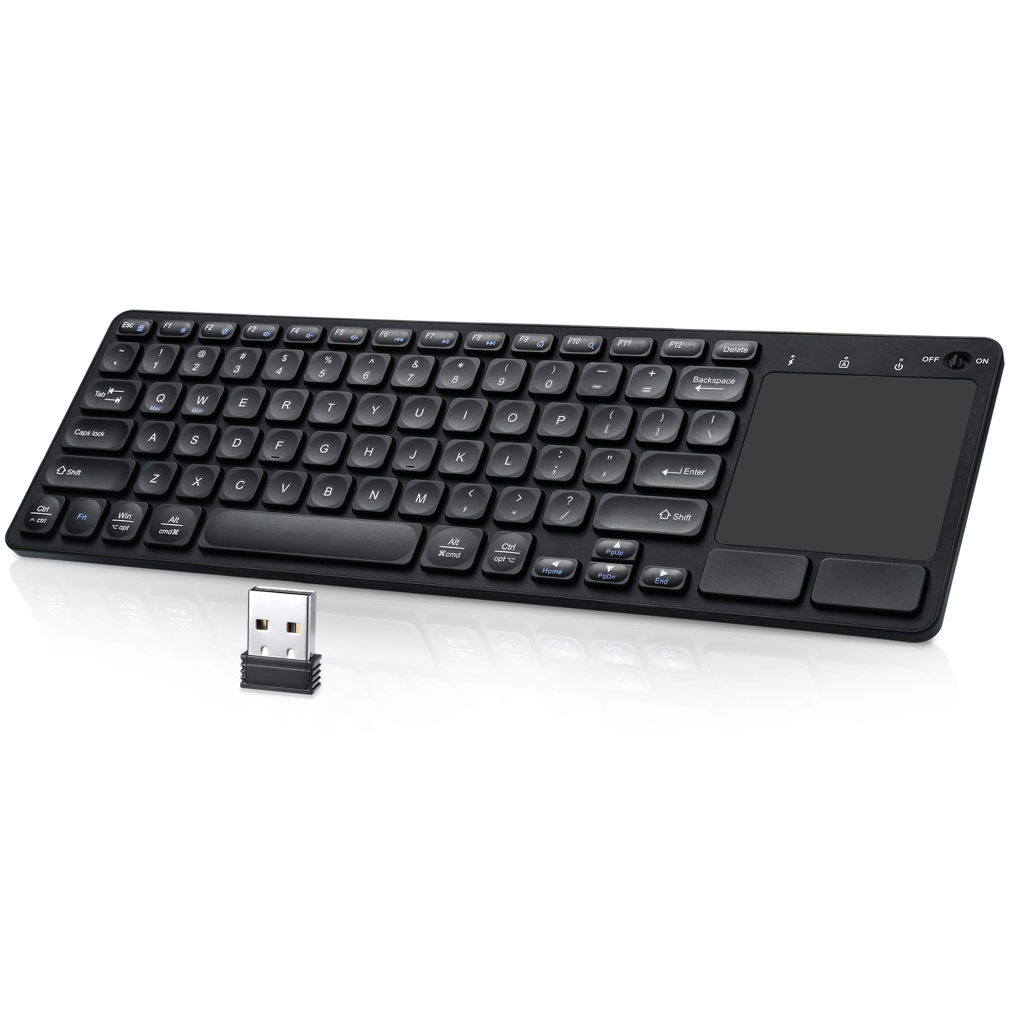 Buy Wireless Keyboard with Multi Gesture TouchPad, TopMate Ultra Slim ...