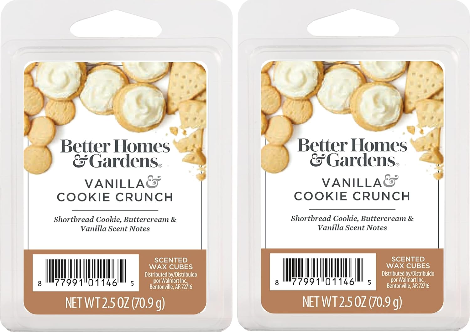 Amazon.com: Better Homes and Gardens Scented Wax Cubes 2.5oz 2-Pack ...