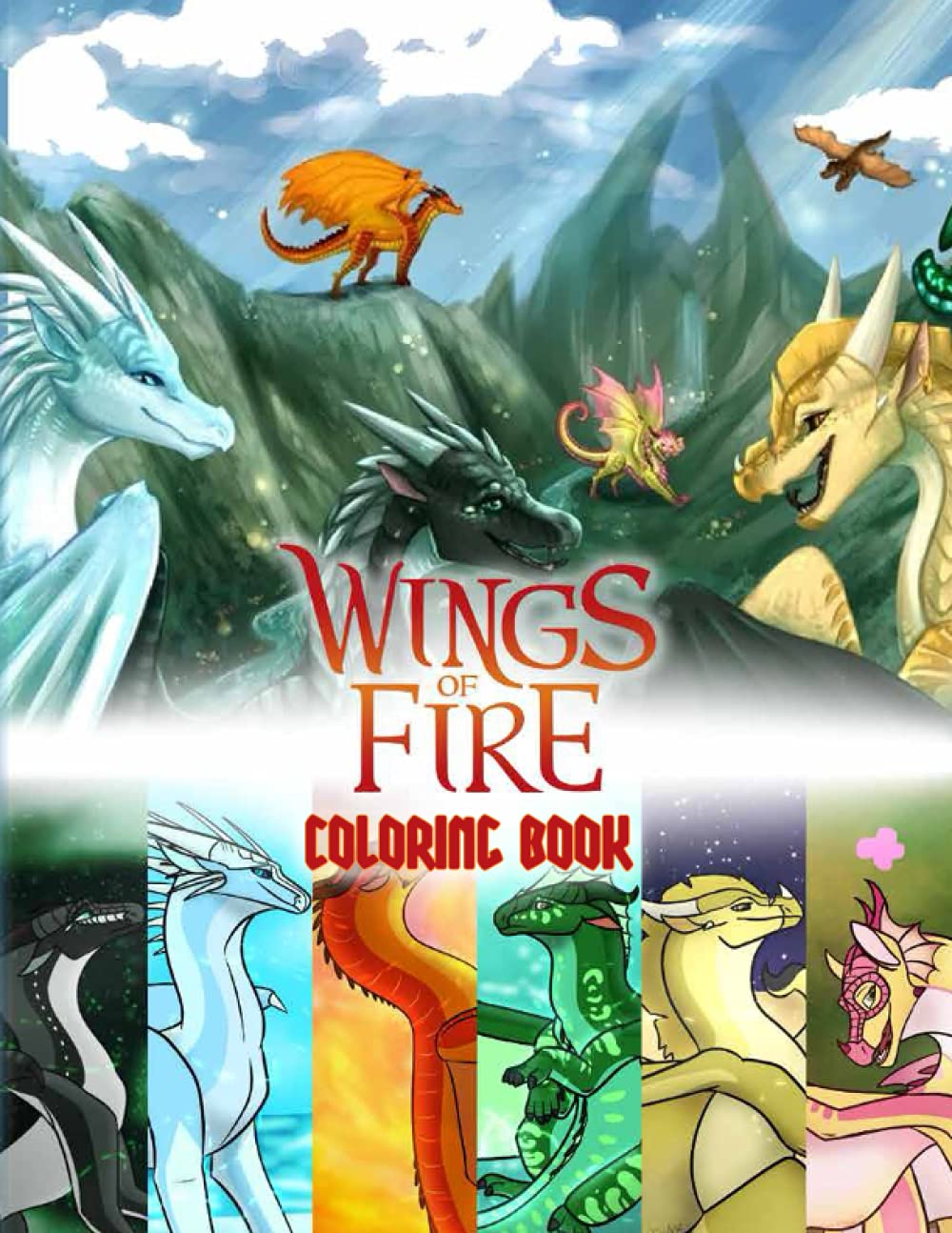 Wings Of Fire Coloring Book A Wings Of Fire Dragons | Desertcart INDIA