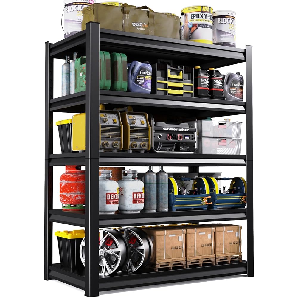 $12/mo - Finance 72''H Garage Shelving 2500lbs Heavy Duty Shelving ...