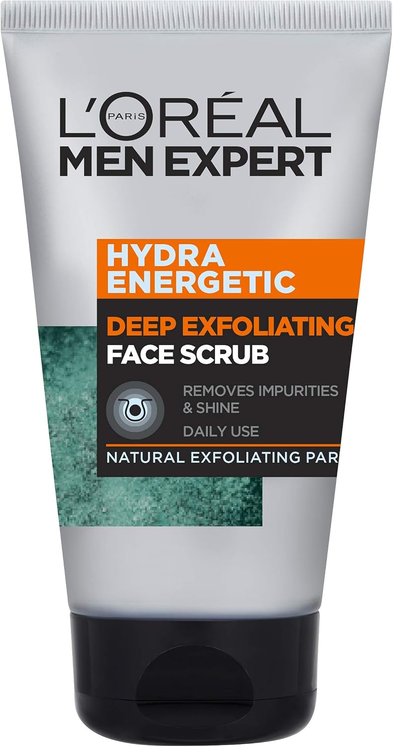 L'Oréal Men Expert Face Scrub, Hydra Energetic Deep Exfoliating Face ...
