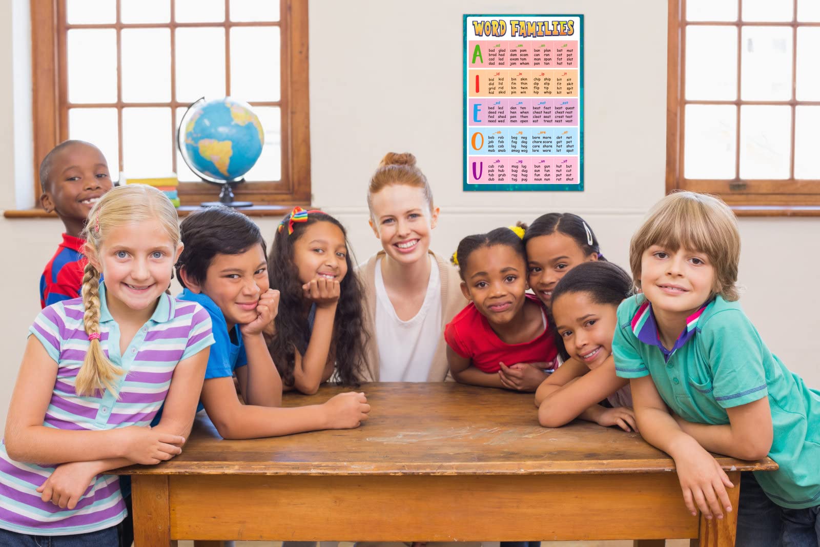 Snapklik.com : Sight Words And Word Families Poster,12"x18" Word Wall ...