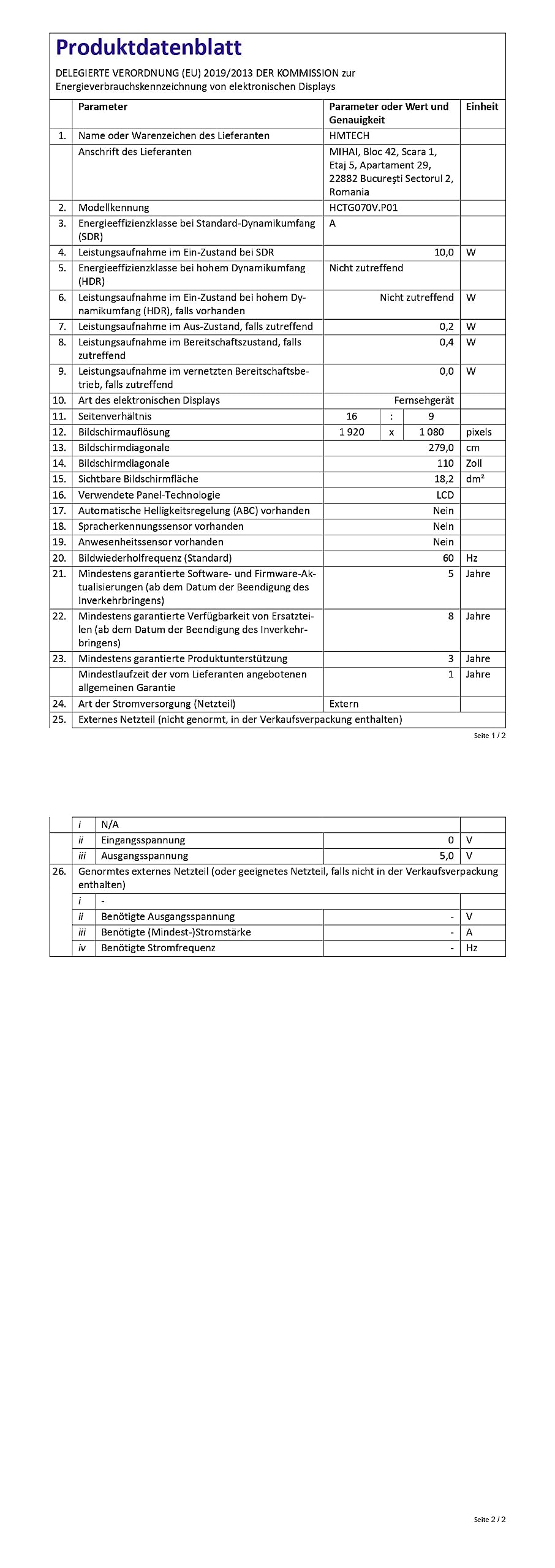 HMTECH 7 Inch Raspberry Pi Screen 800 x 480 HDMI Portable Monitor IPS ...