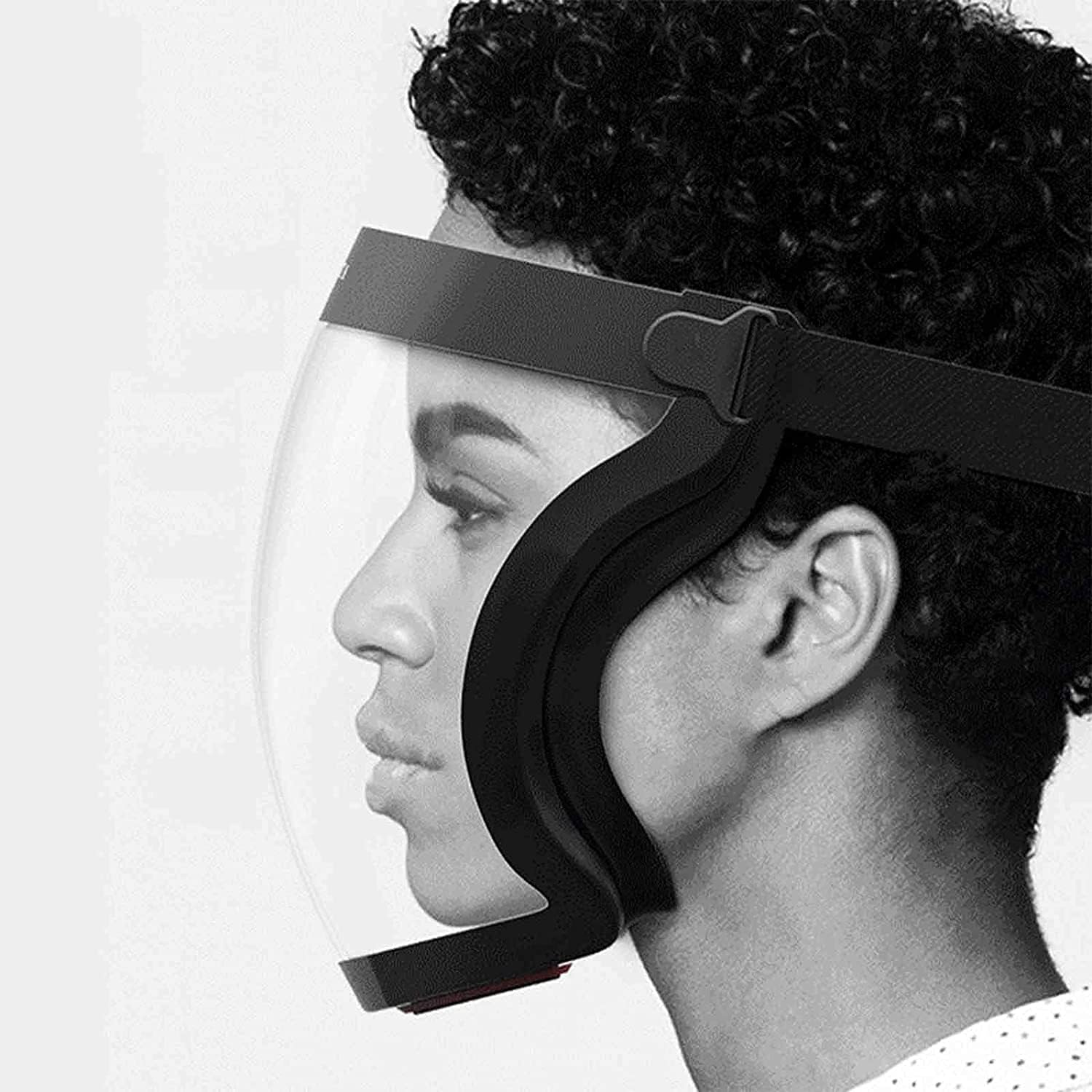 JANGOU Full Face Protective Shields - Hd Transparent Full Face Mask ...