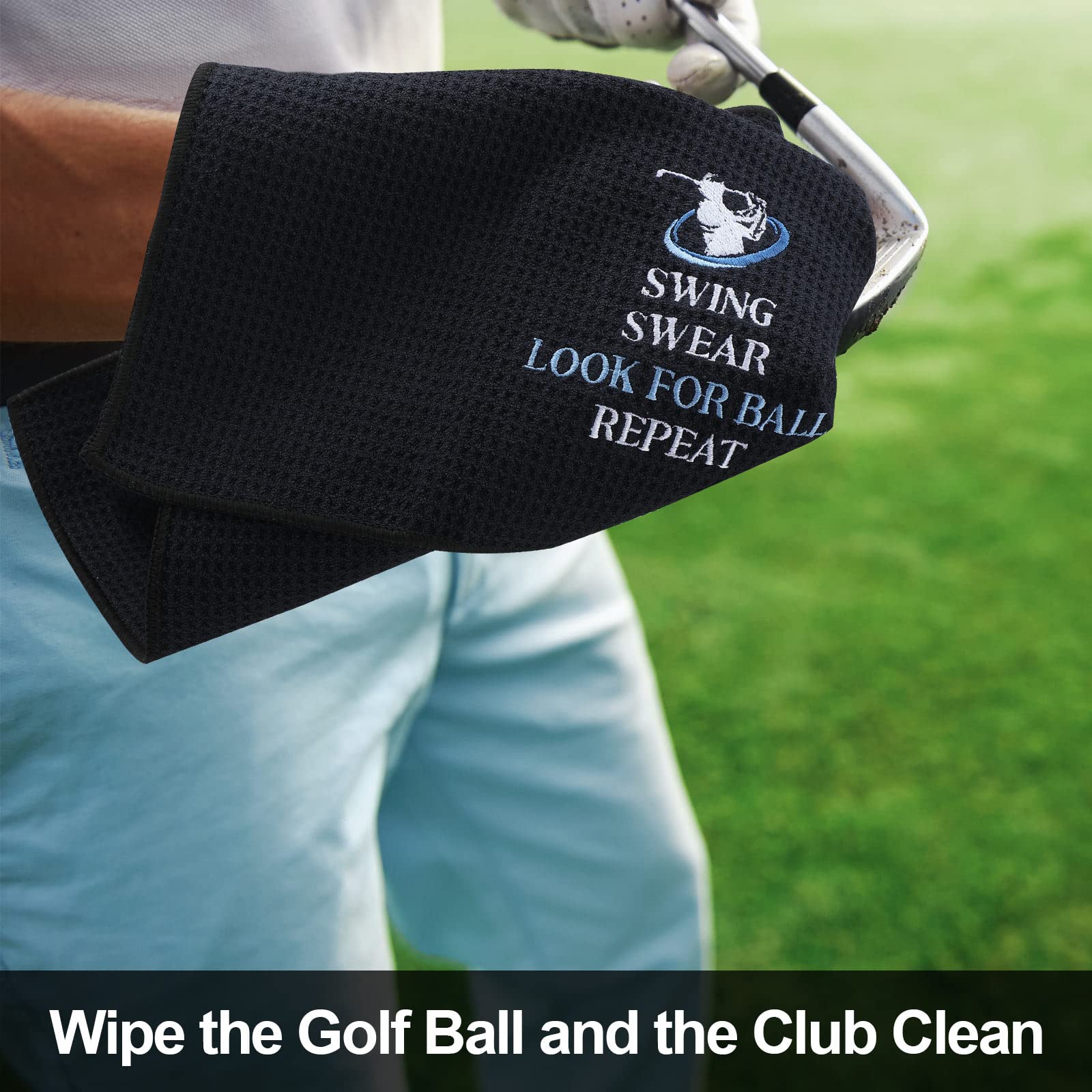 Snapklik.com : 3 Pack Funny Golf Towel Embroidered Golf Towels For Golf ...