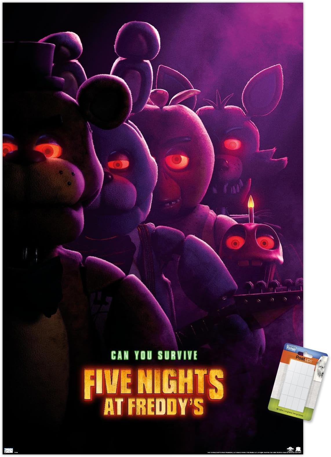 Amazon.com: Trends International Five Nights at Freddy's Movie - Teaser ...