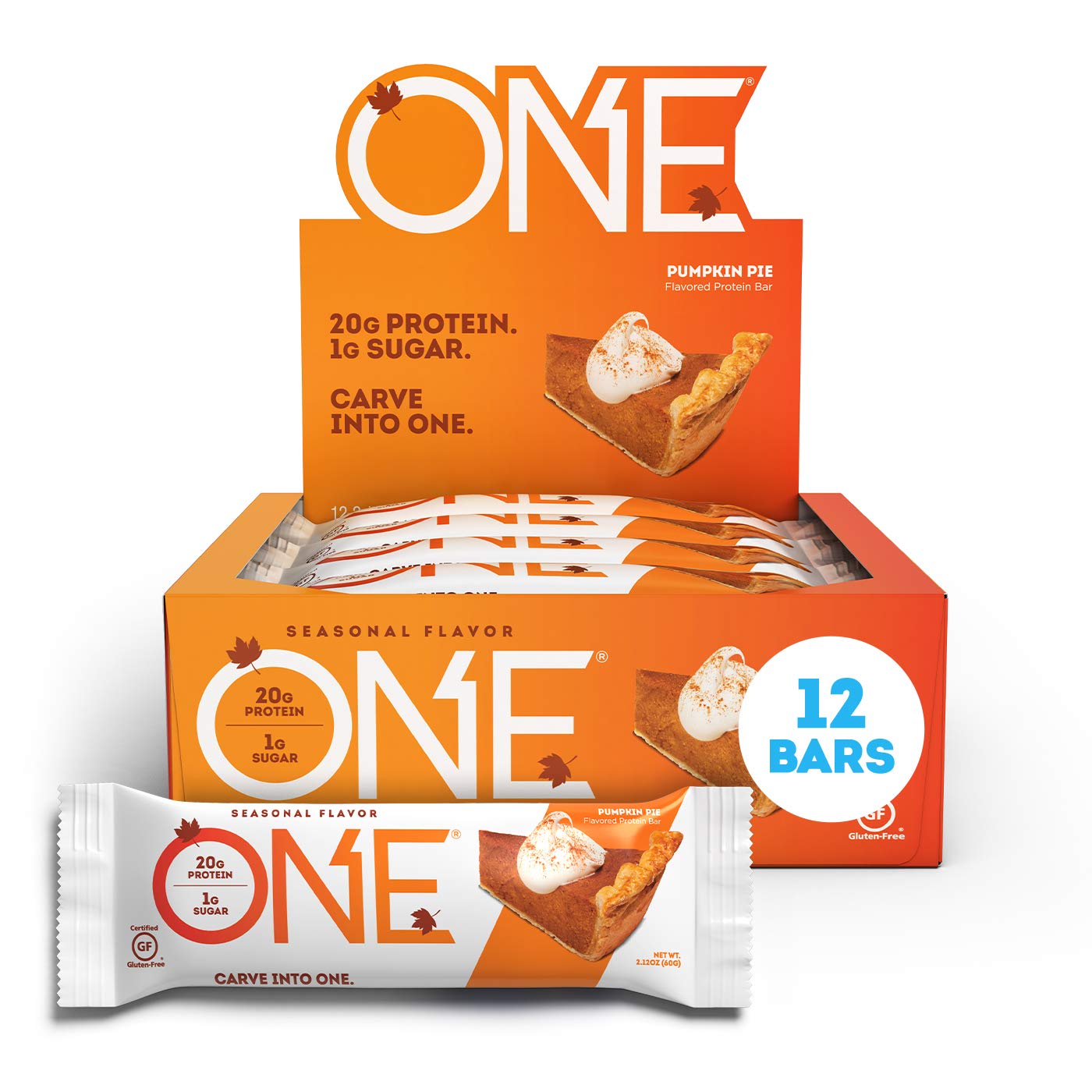 Amazon.com: ONE Protein Bars, Pumpkin Pie, Gluten Free Protein Bars ...