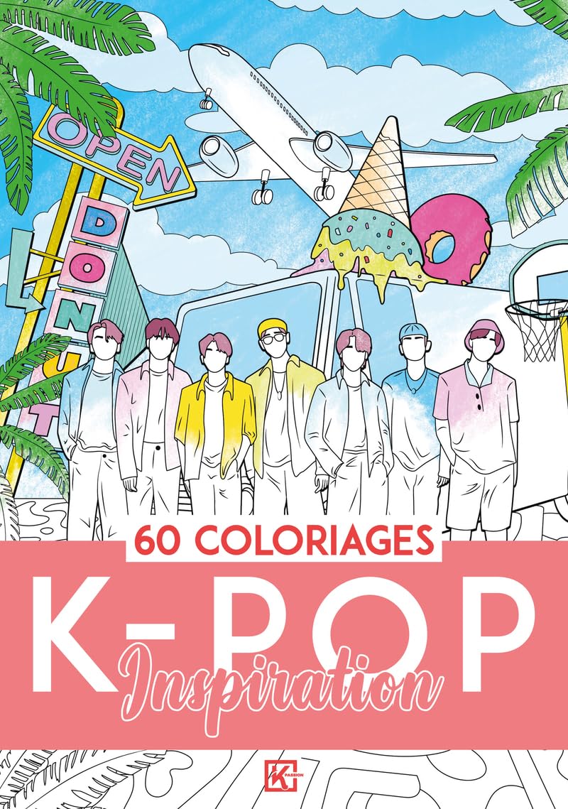 Amazon.com: K-Pop Inspirations - 60 Coloriages: 9782492989469: Courant ...