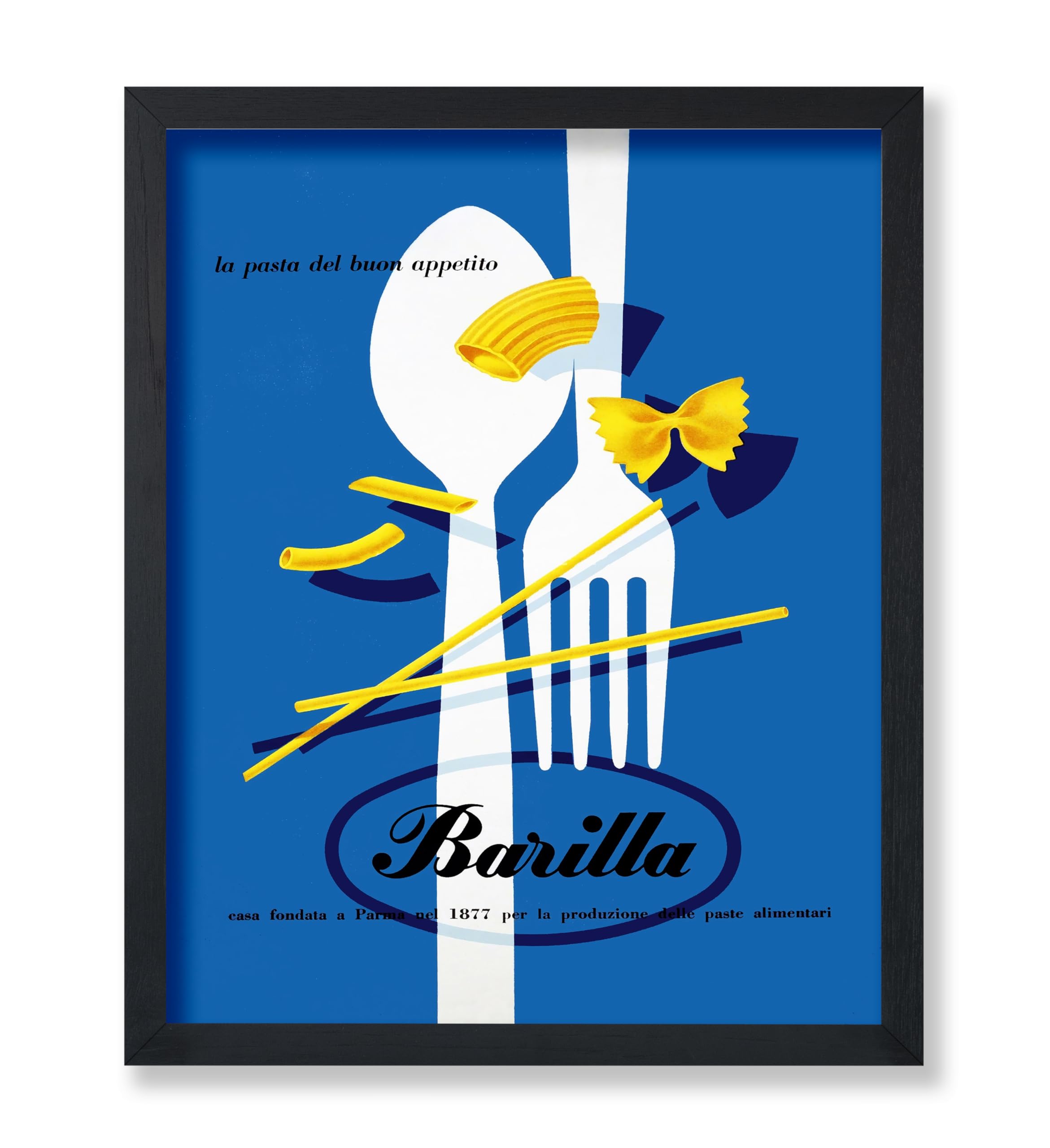 Amazon.com: Poster Master Vintage Food & Drink Poster - Retro Barilla ...