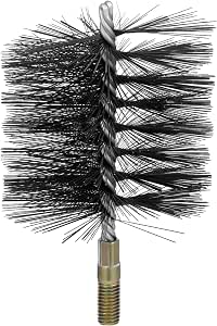 Amazon.com: RattanView 4 Inch Double Spiral Flue Brush Round Chimney ...
