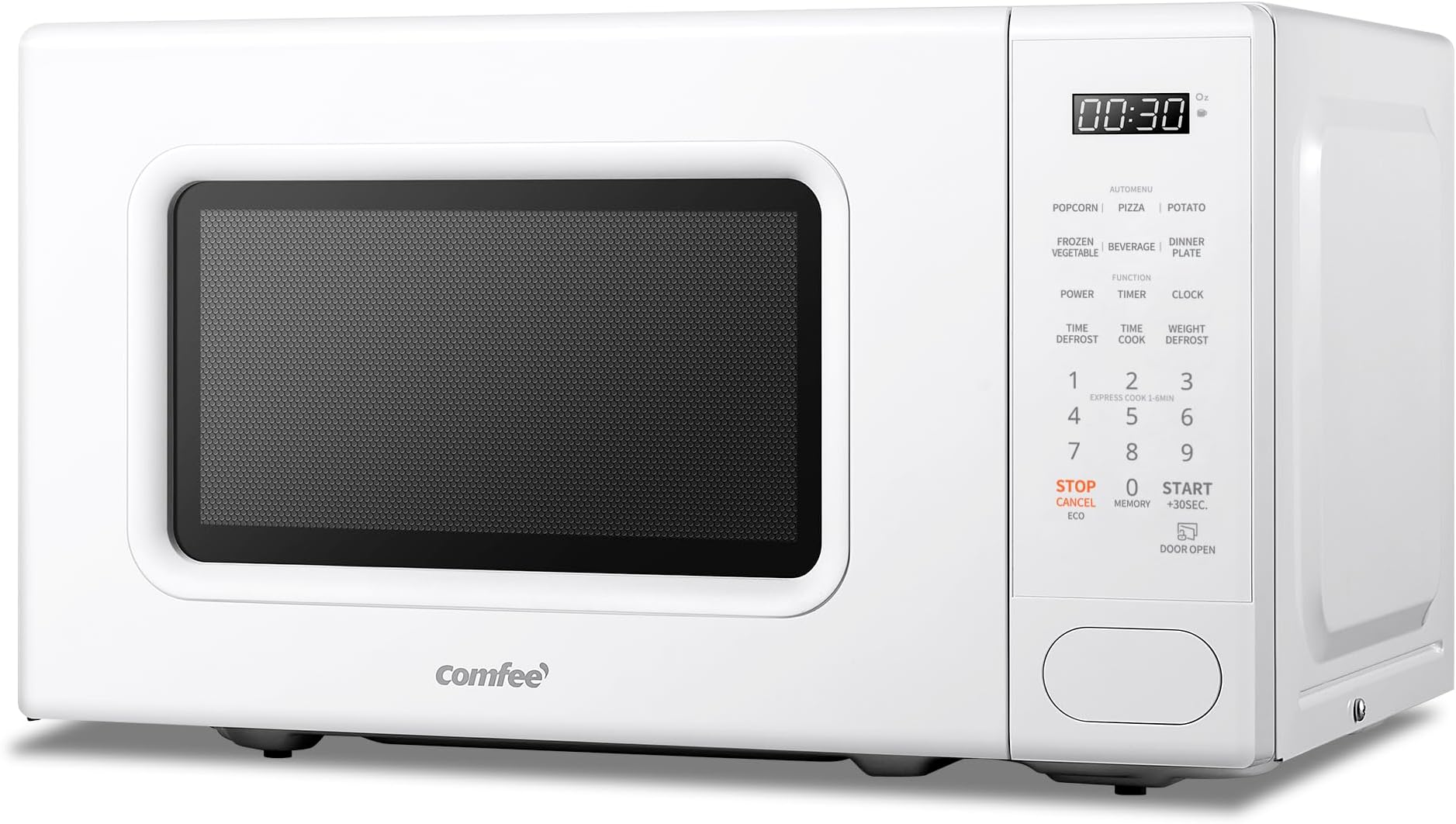 Amazon.com: Touchscreen Microwave, 1.1 Cu ft Sensor Microwave Oven with ...