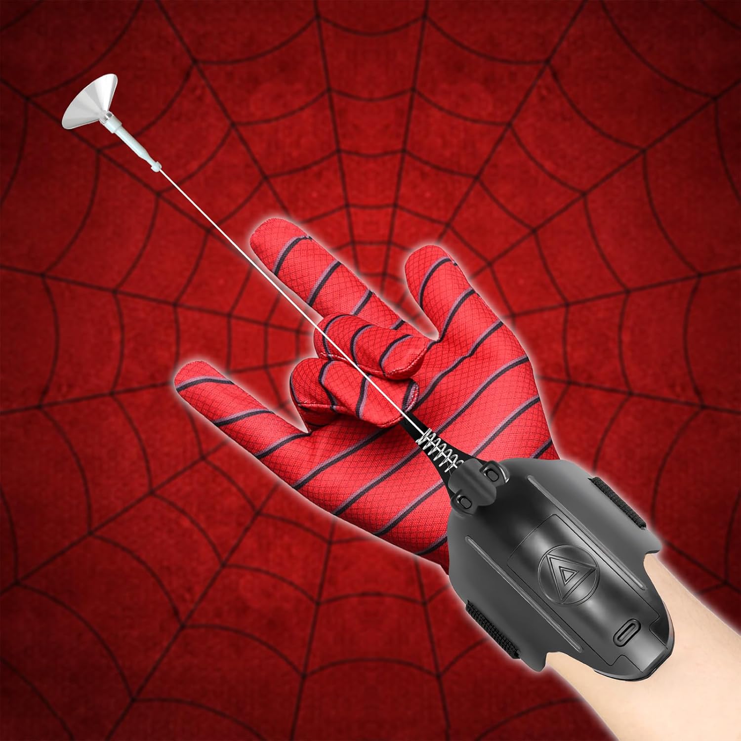 Amazon.com: Web Shooter - 2.0 Spider Web Launcher with Goloves, 8.5FT ...