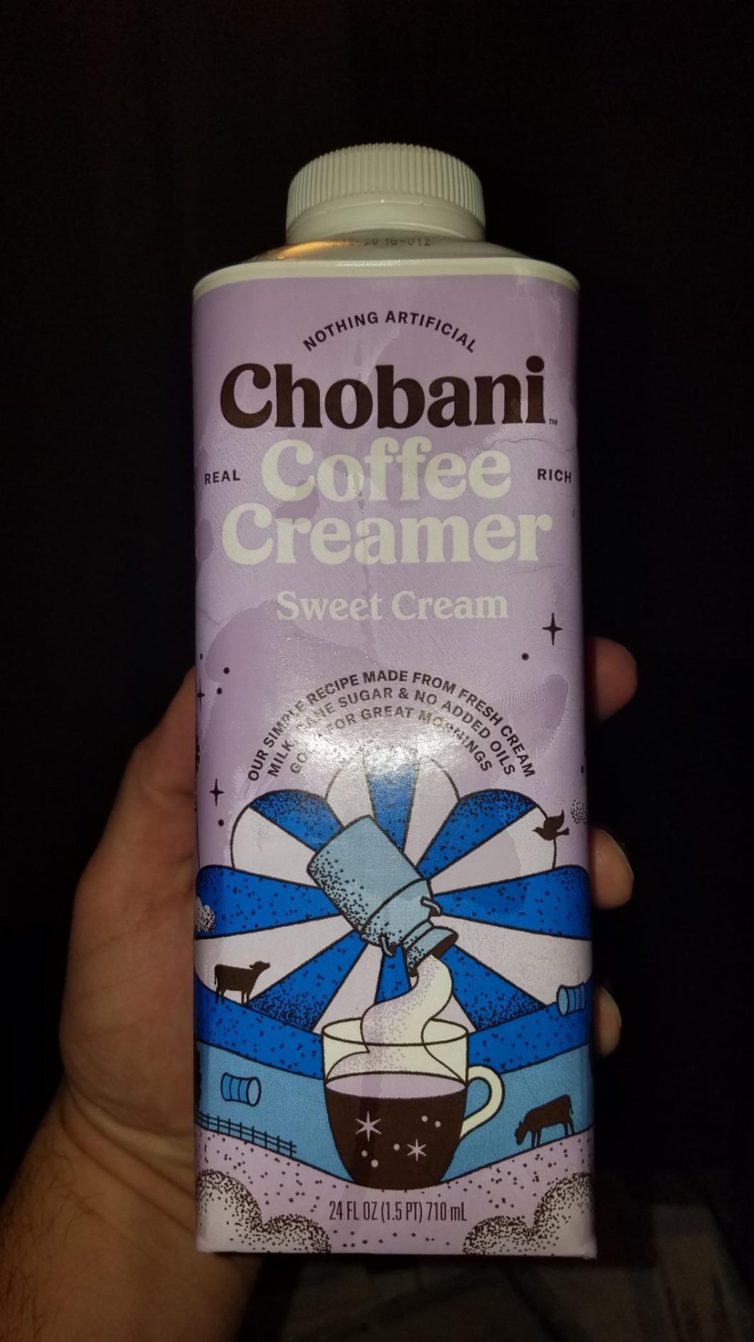 Amazon.com: Chobani® Coffee Creamer Sweet Cream 24 fl oz : Everything Else