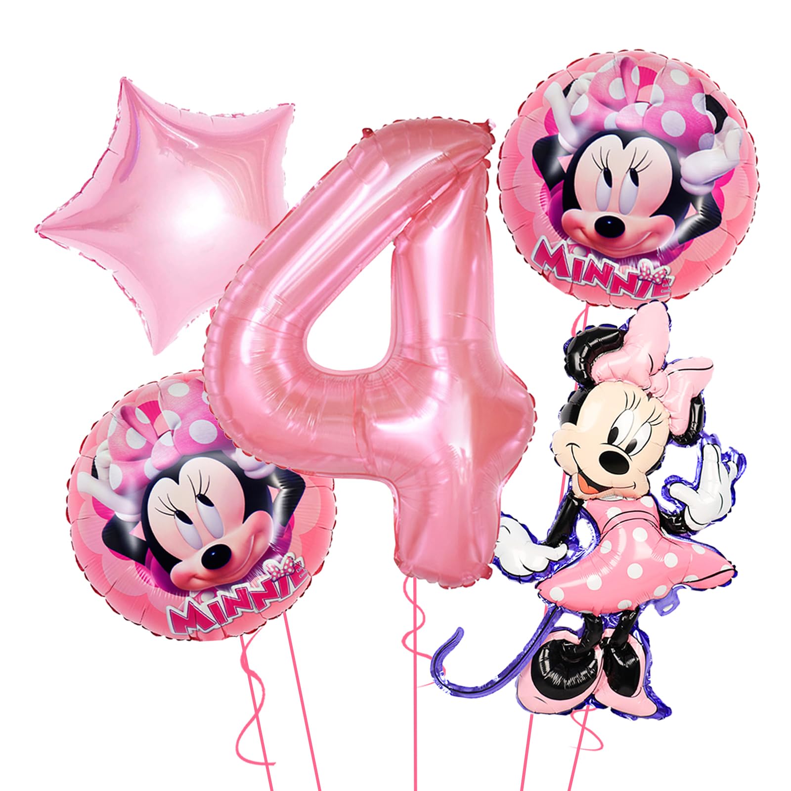 Minnie Mouse 4th Birthday Clip Art