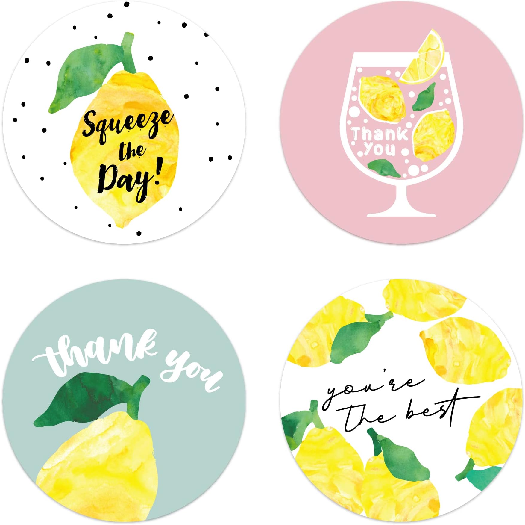 Amazon.com: WUZYOU You're The Zest Lemon Stickers, 400 PCS Cute Smiley ...