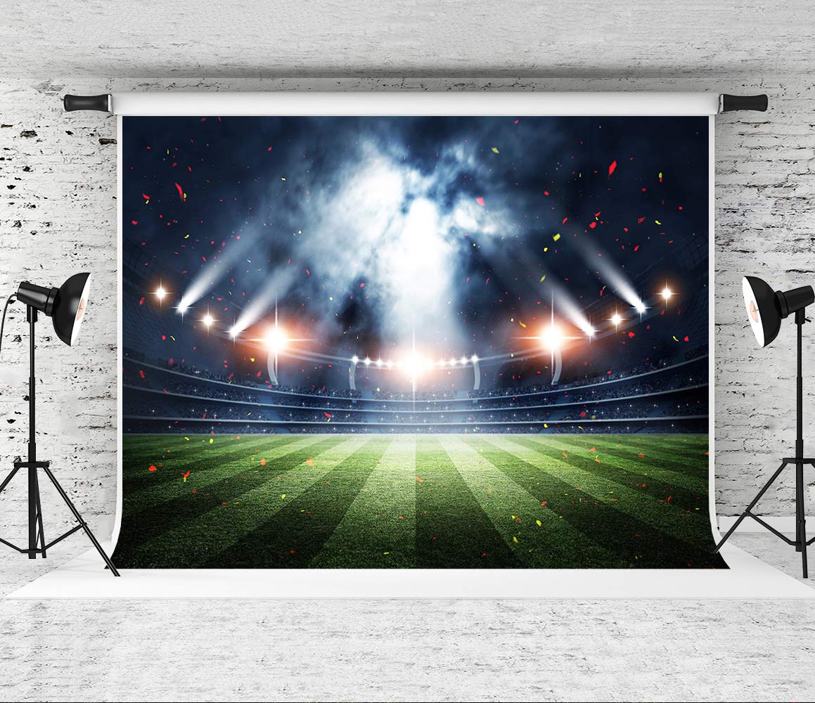 Little Lucky 7x5ft American Football Backdrop 3d Football Field ...
