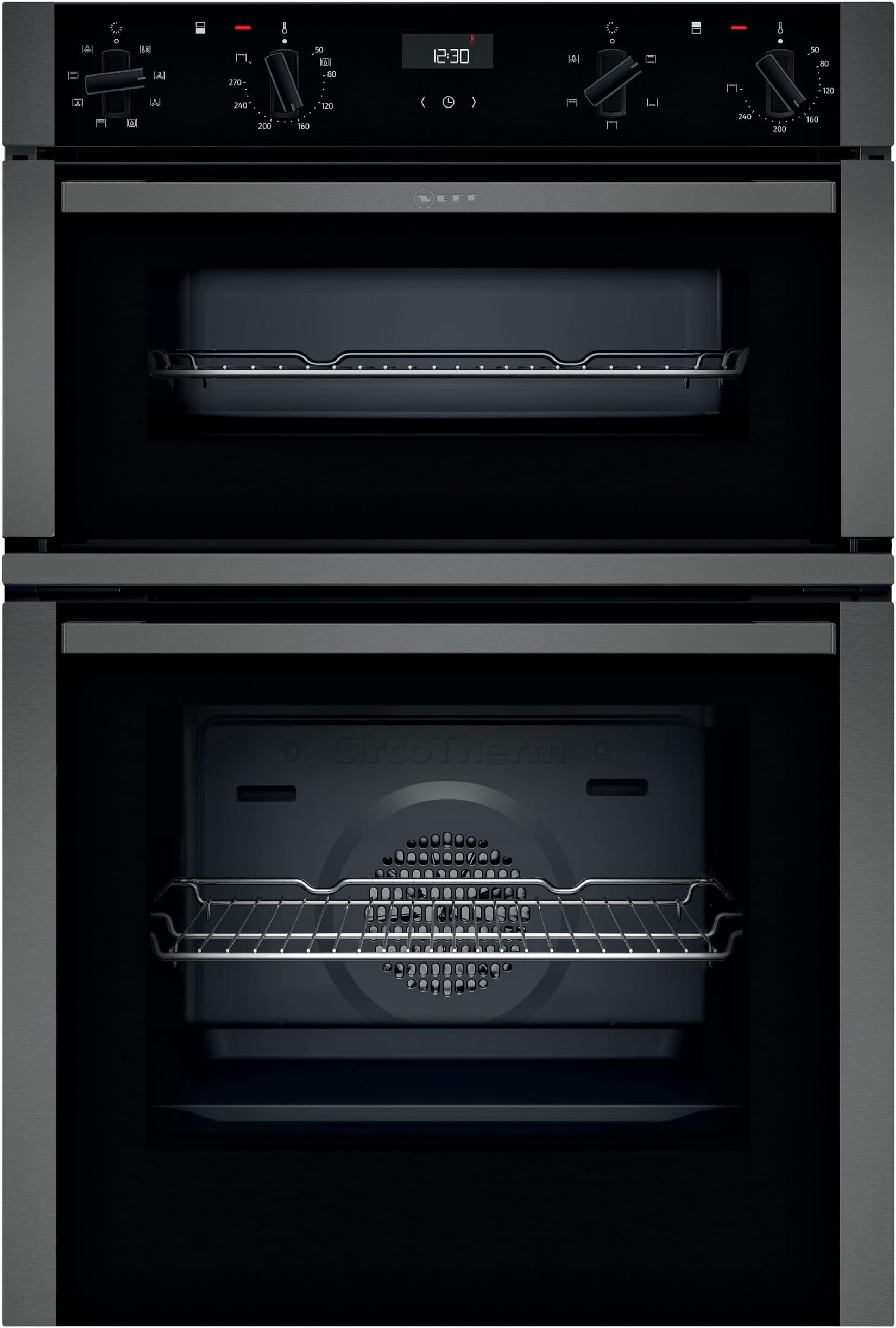 NEFF B1ACE4HN0B N50, Built-in Single Oven with Circotherm and Cliprails ...