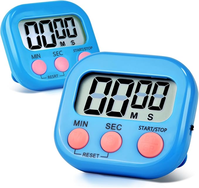 Amazon.com: Kitchen Timer (2, Blue): Home & Kitchen