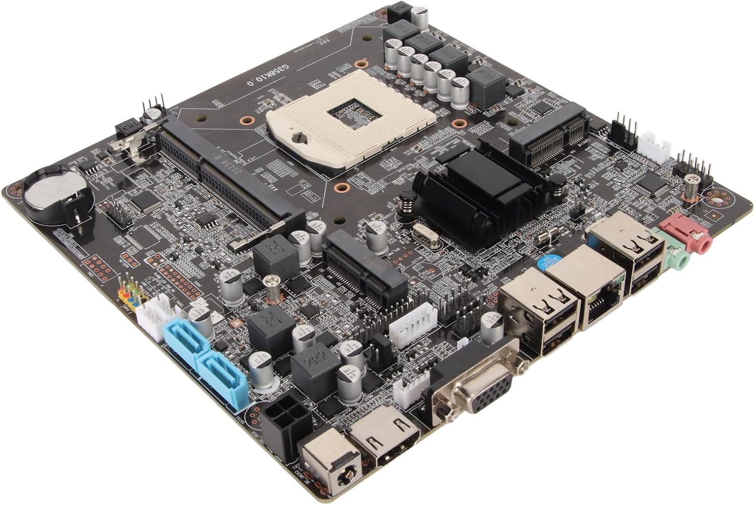 Amazon.com: HM65 Mini ITX Motherboard, LGA 988 DDR3 Motherboard for 2 ...