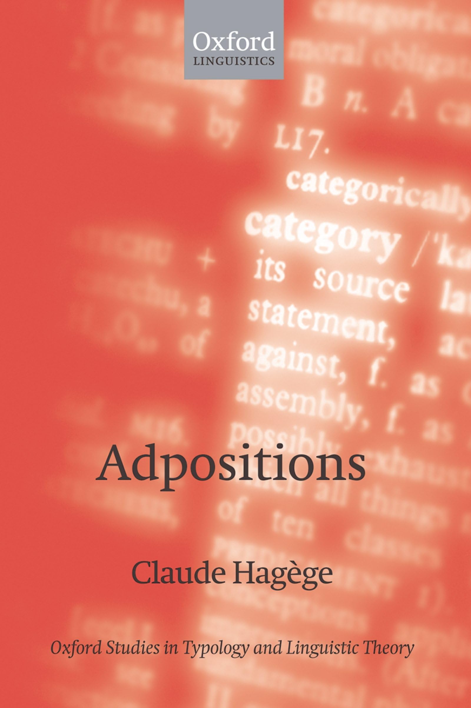 Amazon.com: Adpositions (Oxford Studies in Typology and Linguistic ...