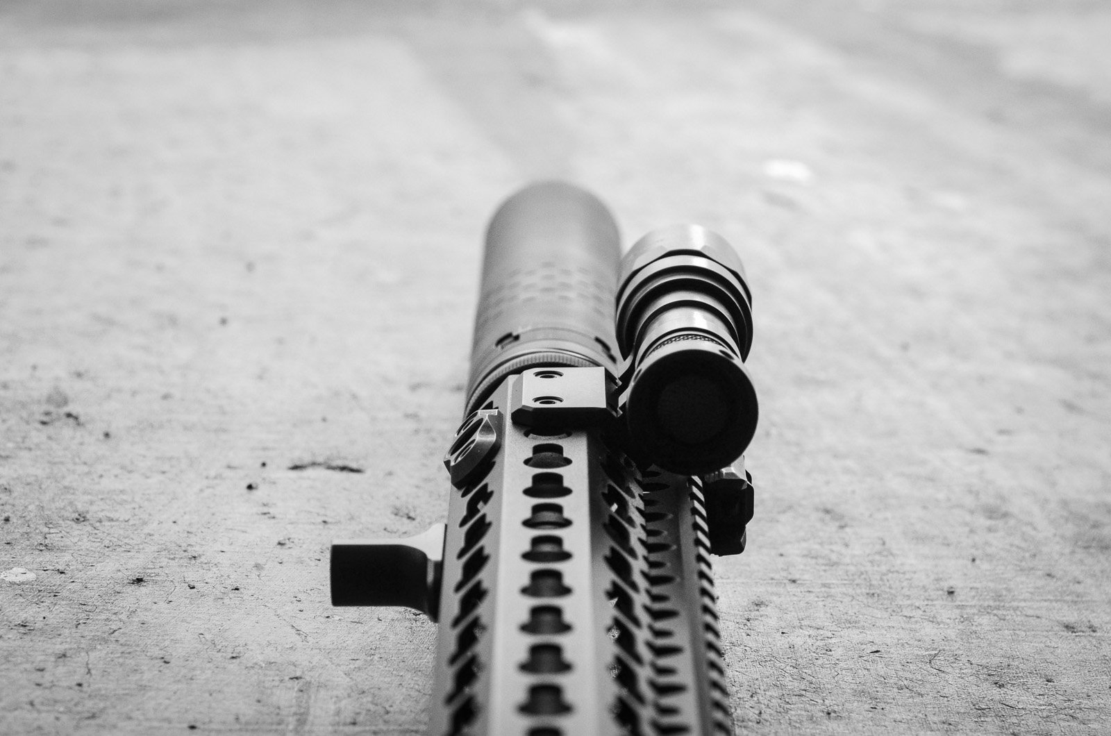 Arisaka Offset Scout Mount - Low Profile Surefire Flashlight/Tactical ...