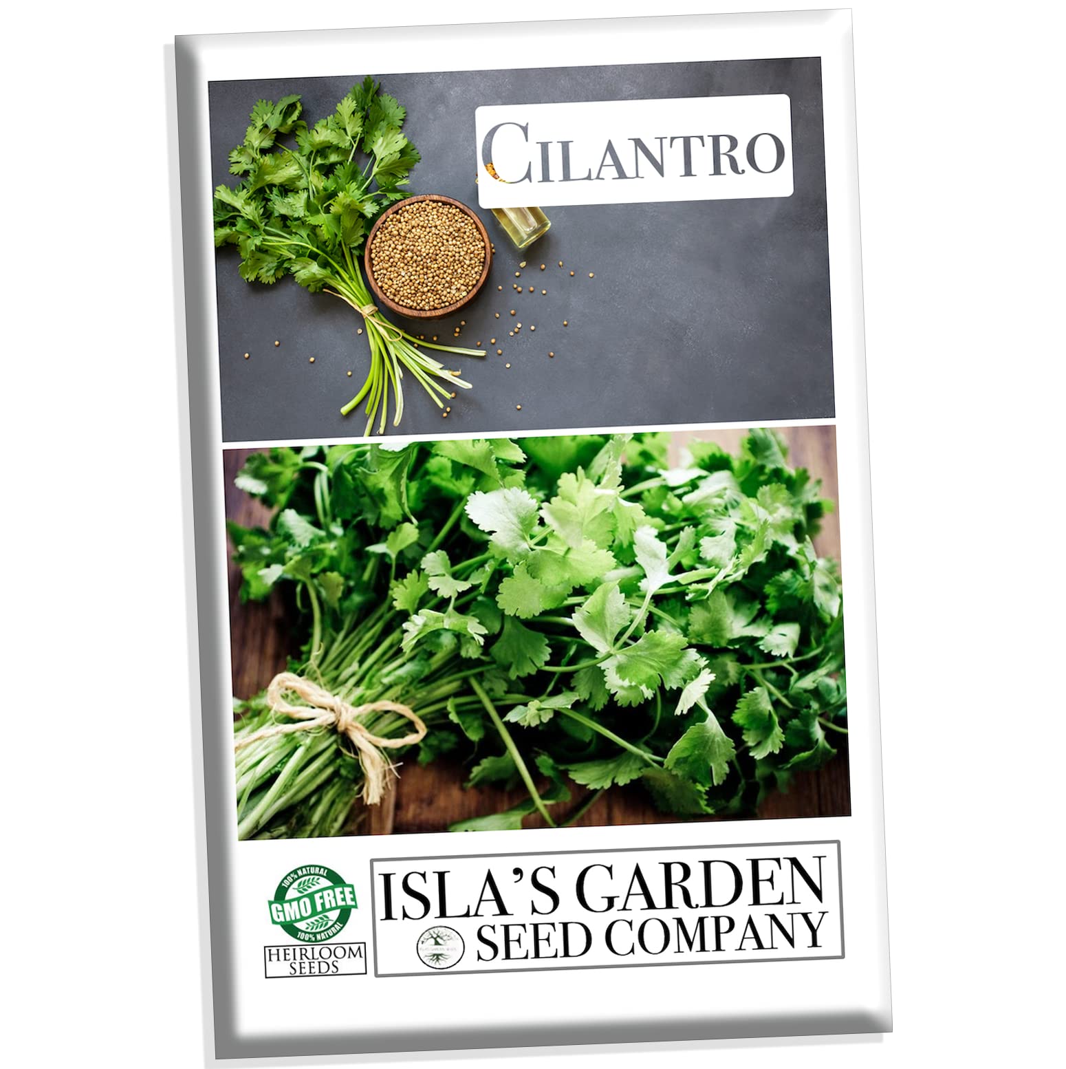 Buy Cilantro for ing, 500+ Heirloom Coriander Per Packet, (Isla's ...