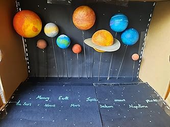 Make Your Own Solar System Model Kit ~ 12 Mixed Sized Polystyrene ...