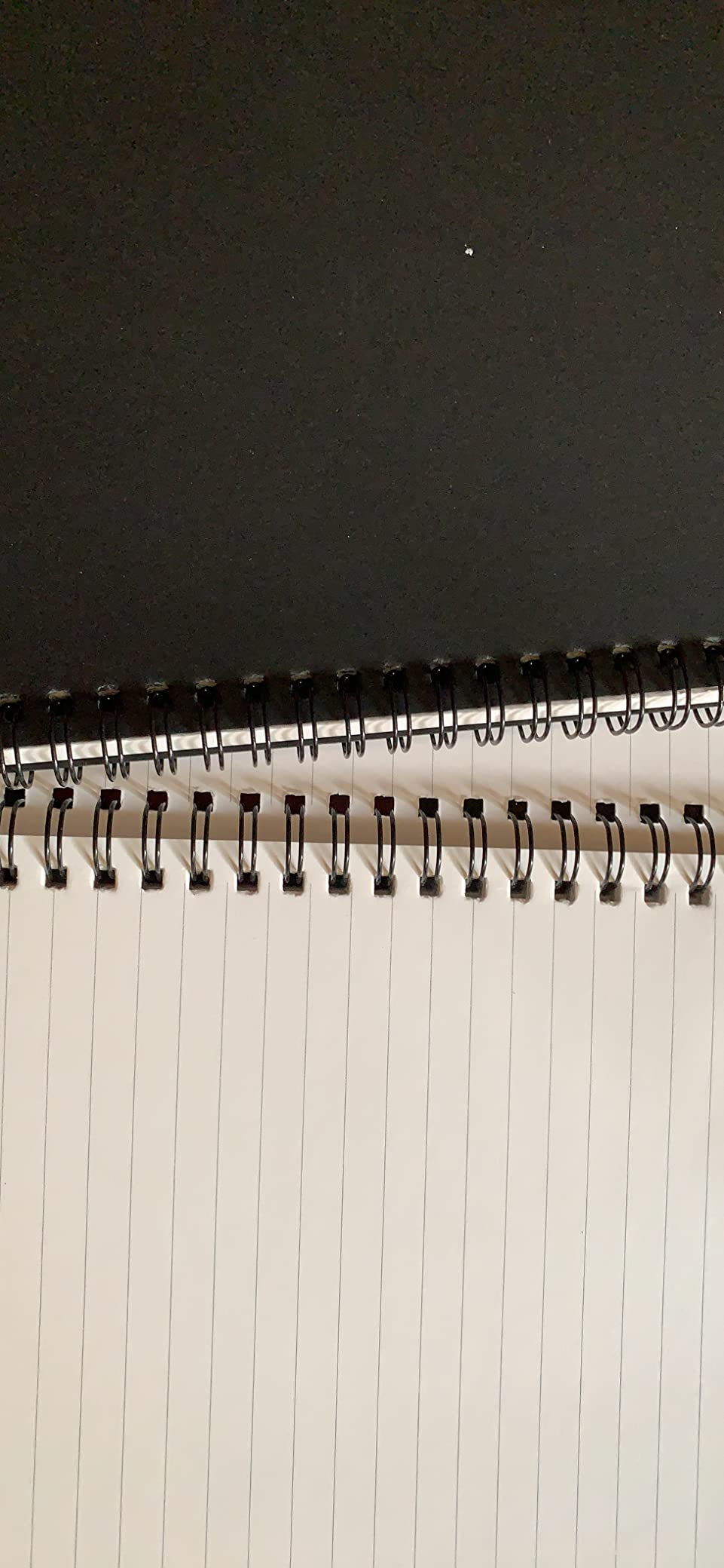 TWONE 3 Packs Soft Cover Notebook with Lined Paper Black Spiral ...