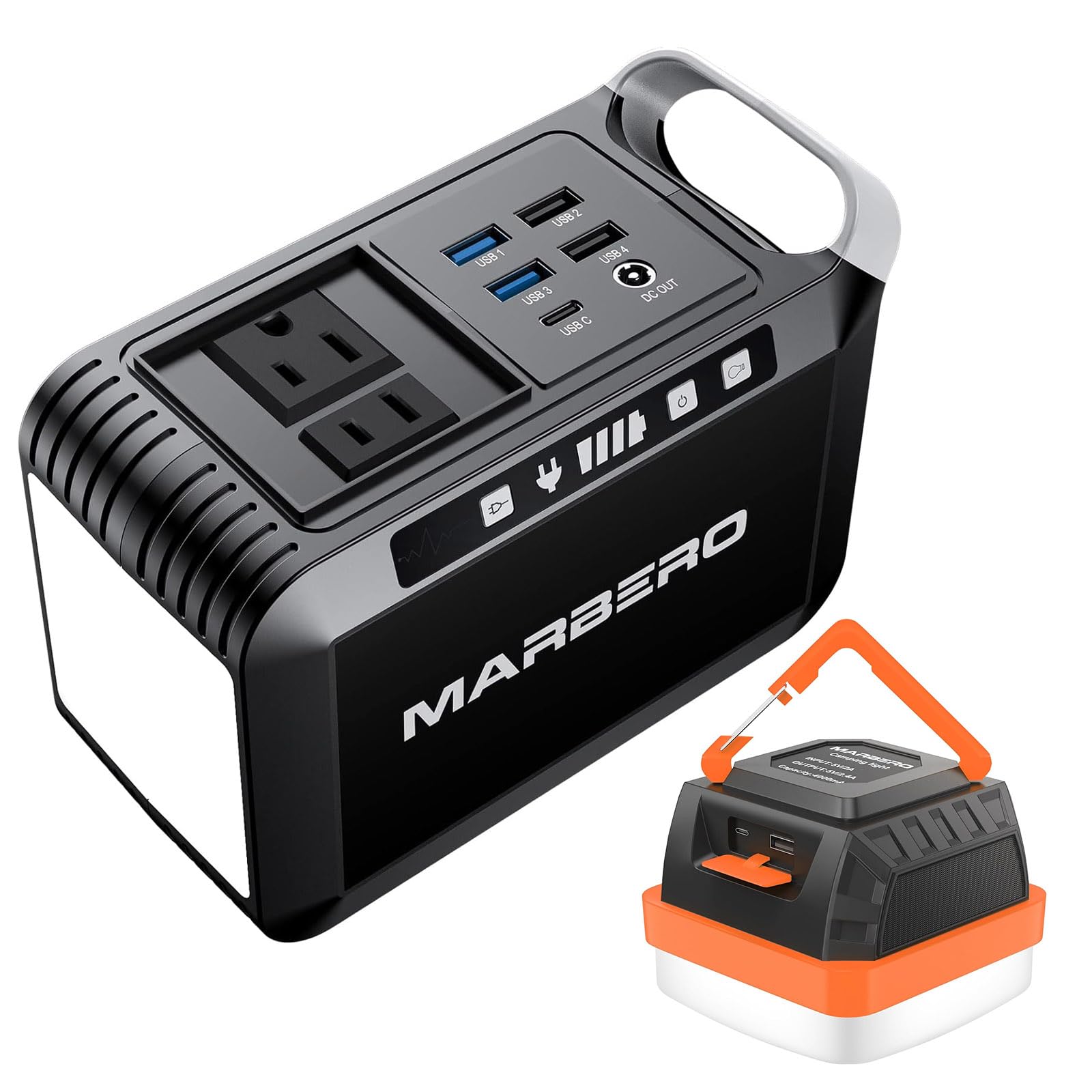 Amazon.com: MARBERO Portable Camping Power Station with AC Outlet, Peak ...