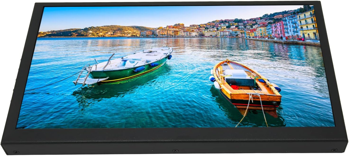 Amazon.com: Portable Monitor 10.1 Inch Touchscreen Monitor, 170 Degree ...