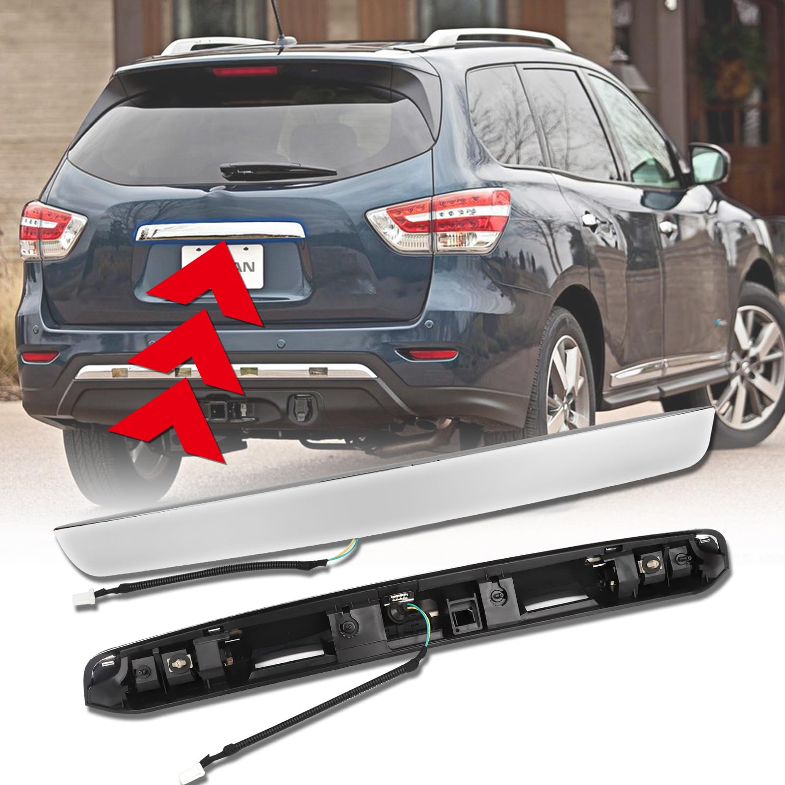 Amazon.com: Kavius Rear Liftgate Handle Garnish Molding Compatible with ...