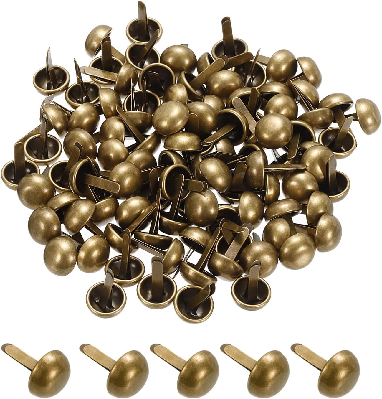 Metal Brads For Card Making PATIKIL 100-Pack Mini Brads Paper Fasteners ...