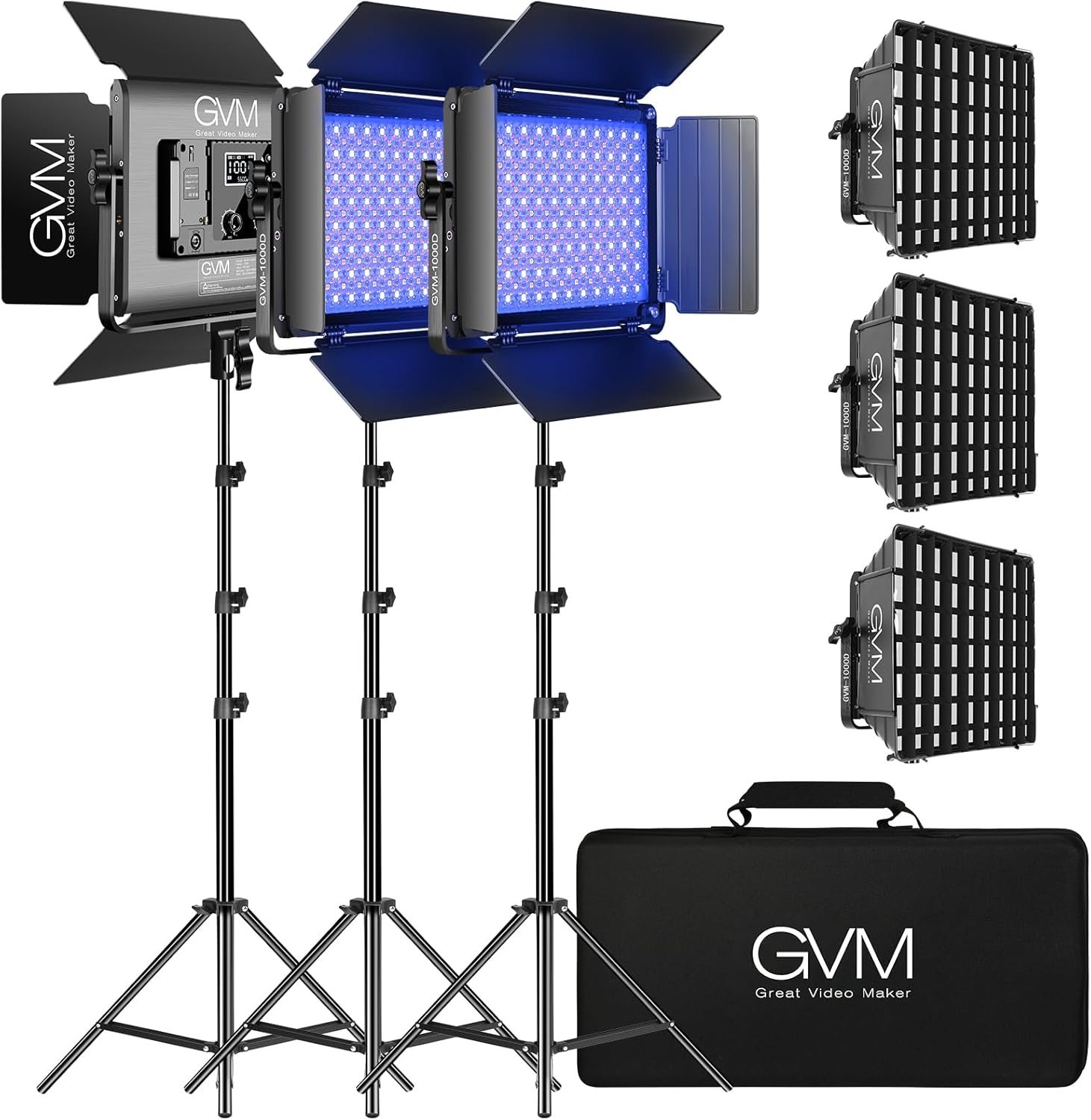 Amazon.com : GVM RGB LED Video Light, Photography Lighting with APP ...