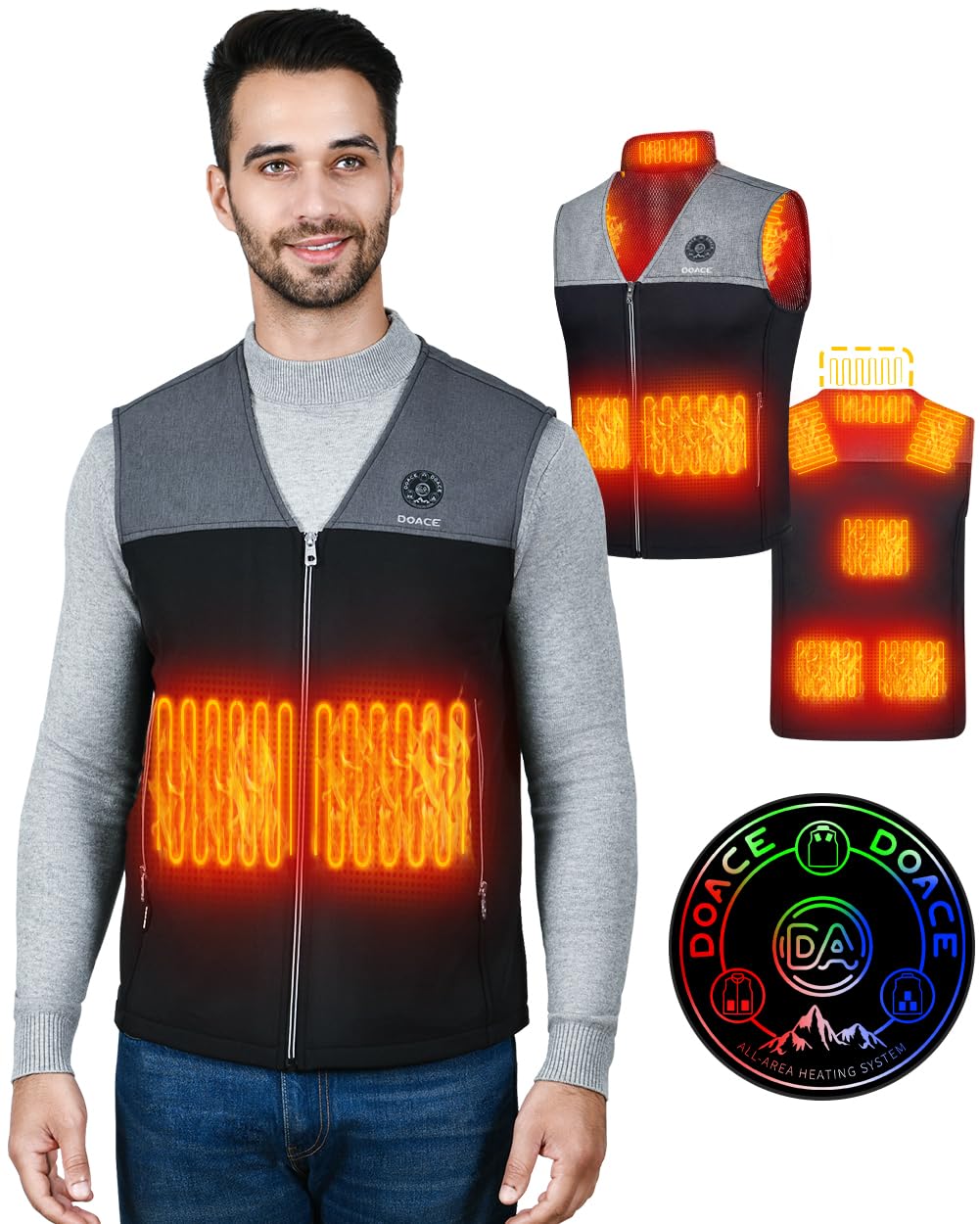 Snapklik.com : DOACE Heated Vest For Men And Women