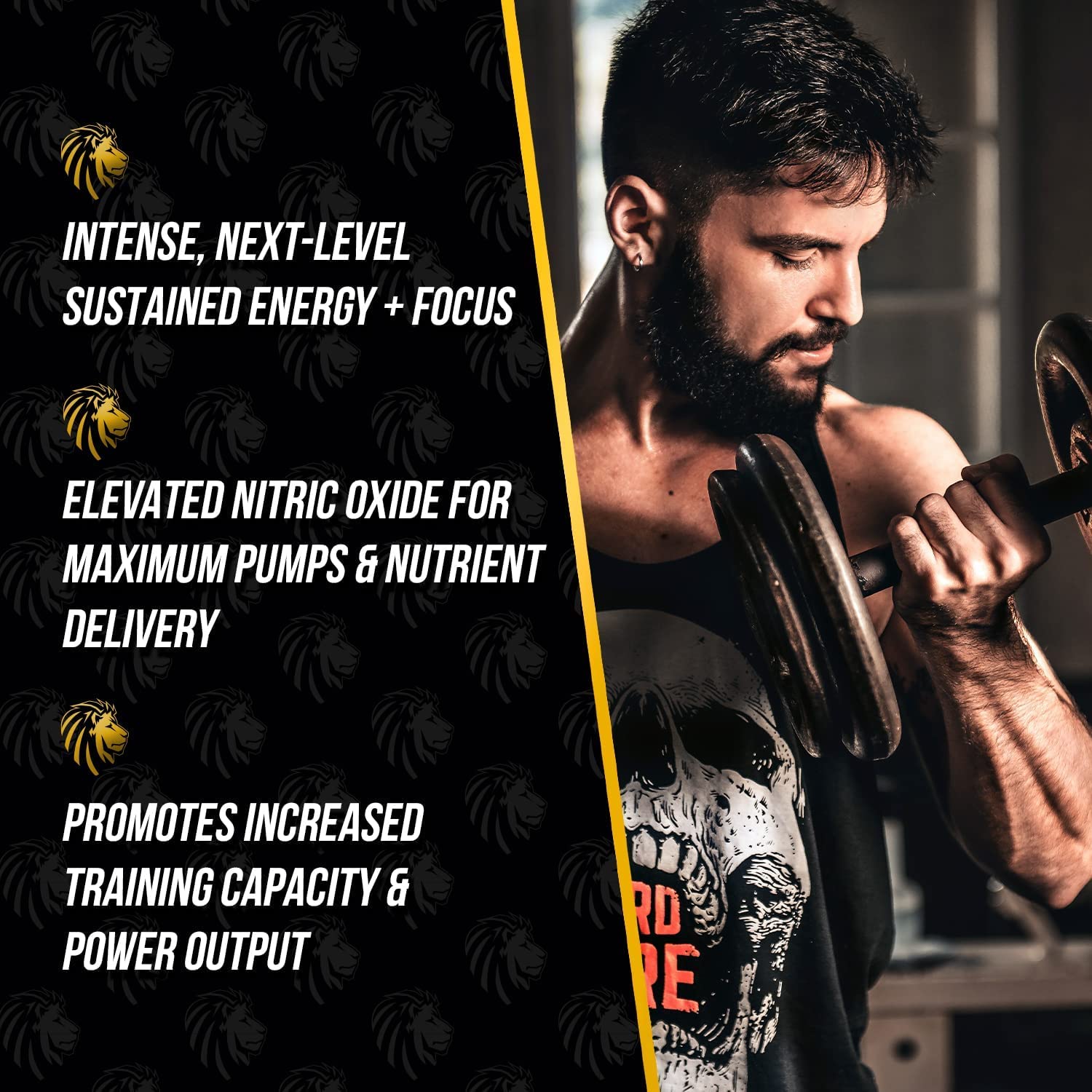 Snapklik.com : ALPHA LION Superhuman Extreme, Extreme Energy Pre-Workout Formula, Intense ...