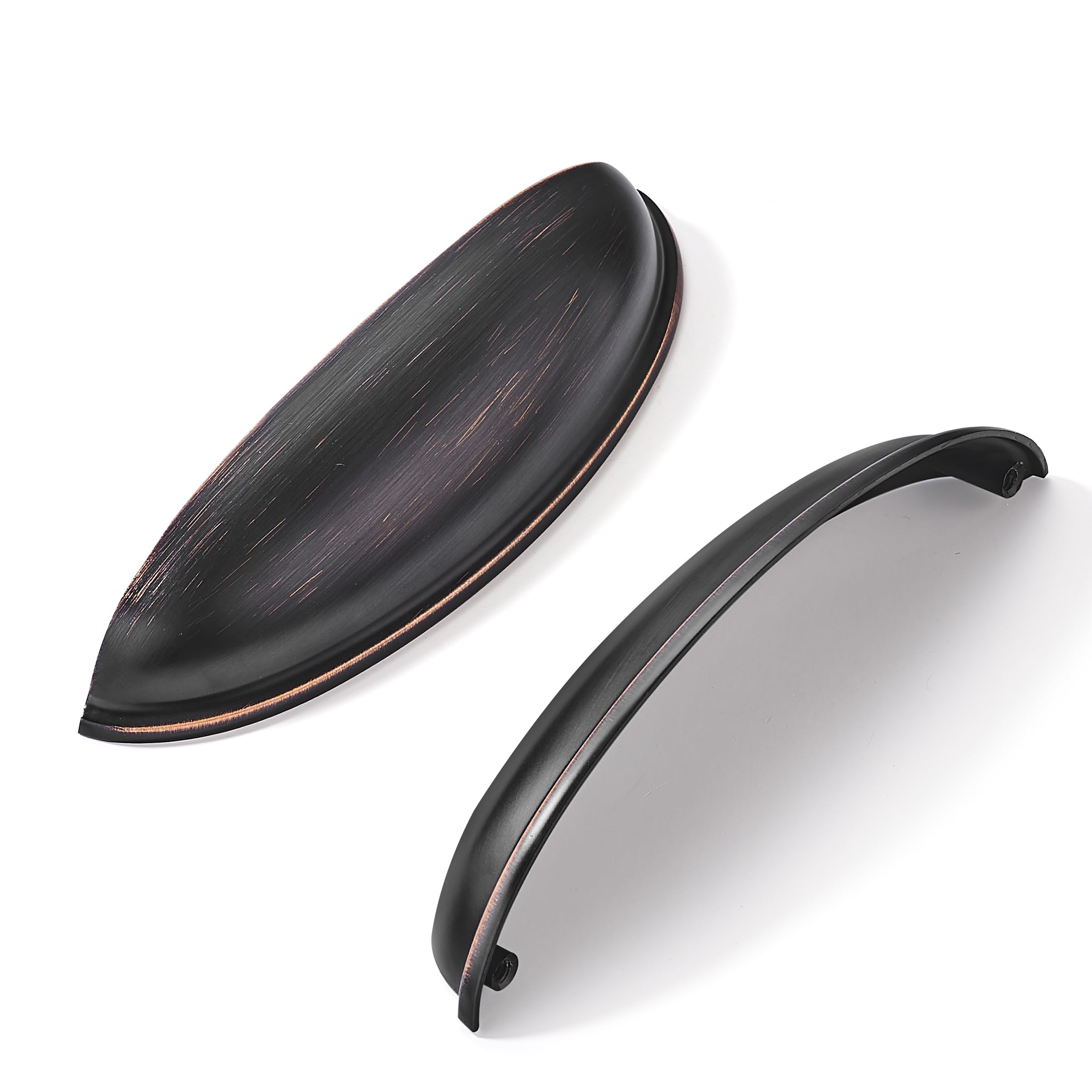 khtumeware 10 Pack 5" Drawer Pulls Oil Rubbed Bronze Cabinet Cup Pulls ...