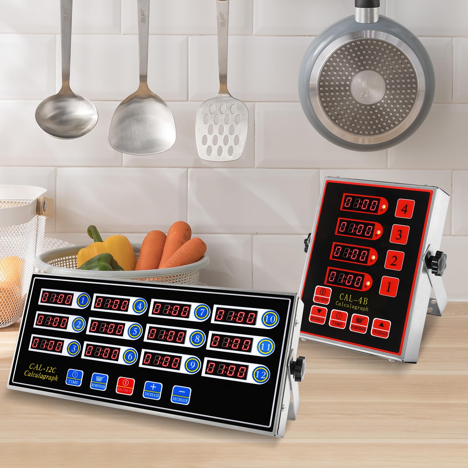 Amazon.com: BEAMNOVA 4-Window + 12-Window Digital Kitchen Timer for ...