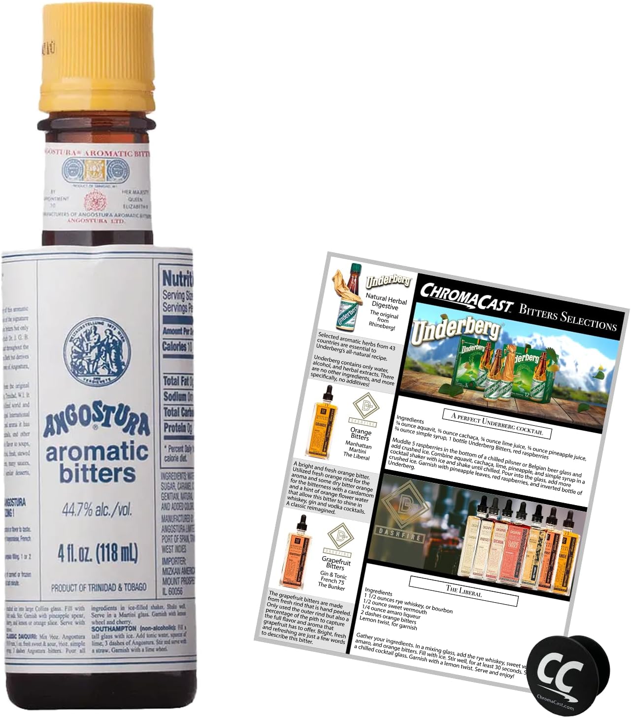 Amazon.com: Angostura Aromatic Bitters, 4 oz : Grocery & Gourmet Food