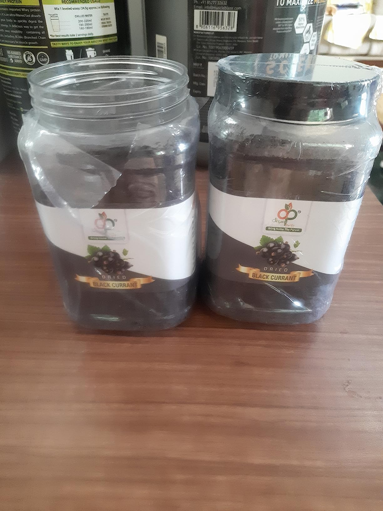Organic Purify Premium Greek Dried Blackcurrant, Jar Pack 500g : Amazon ...
