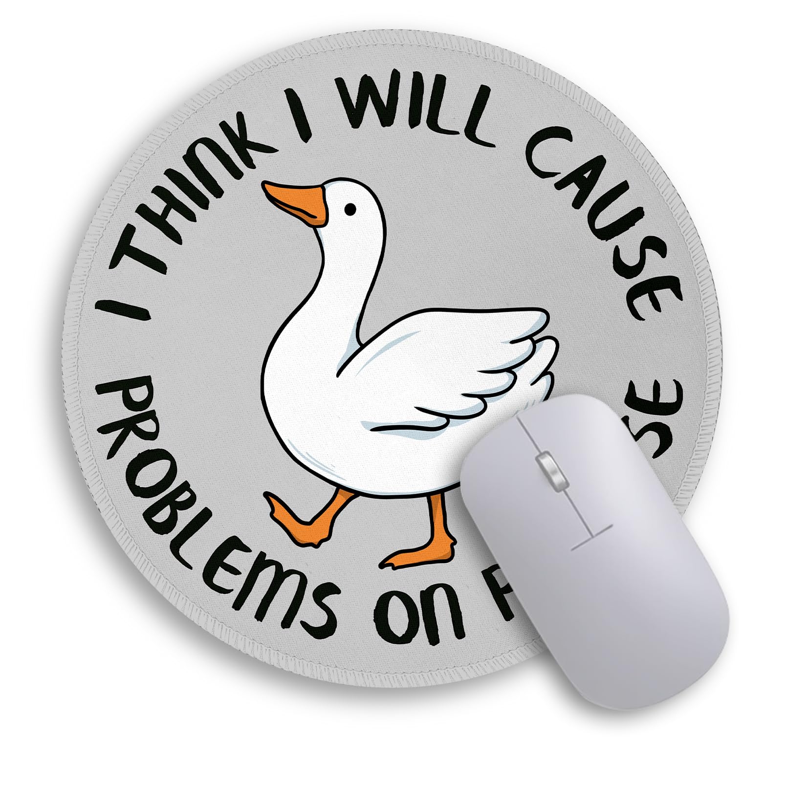 Amazon.com: Immaturus Funny Duck Mouse Pad, Cute Small Mouse Pads for ...