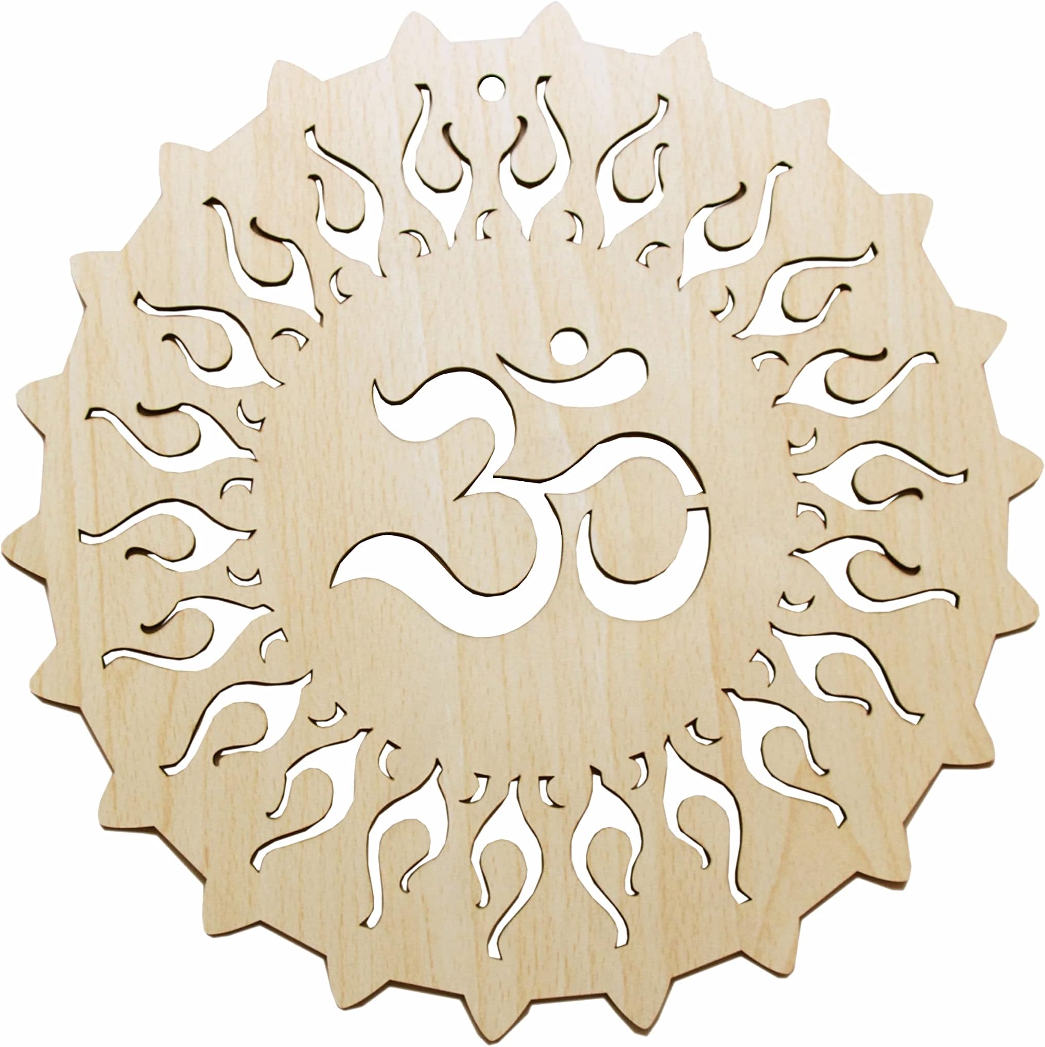 AK CRAFT DECORTIVE WOODEN OM DESIGN FOR WALL, TEMPLE, BEDROOM, HOTELS ...