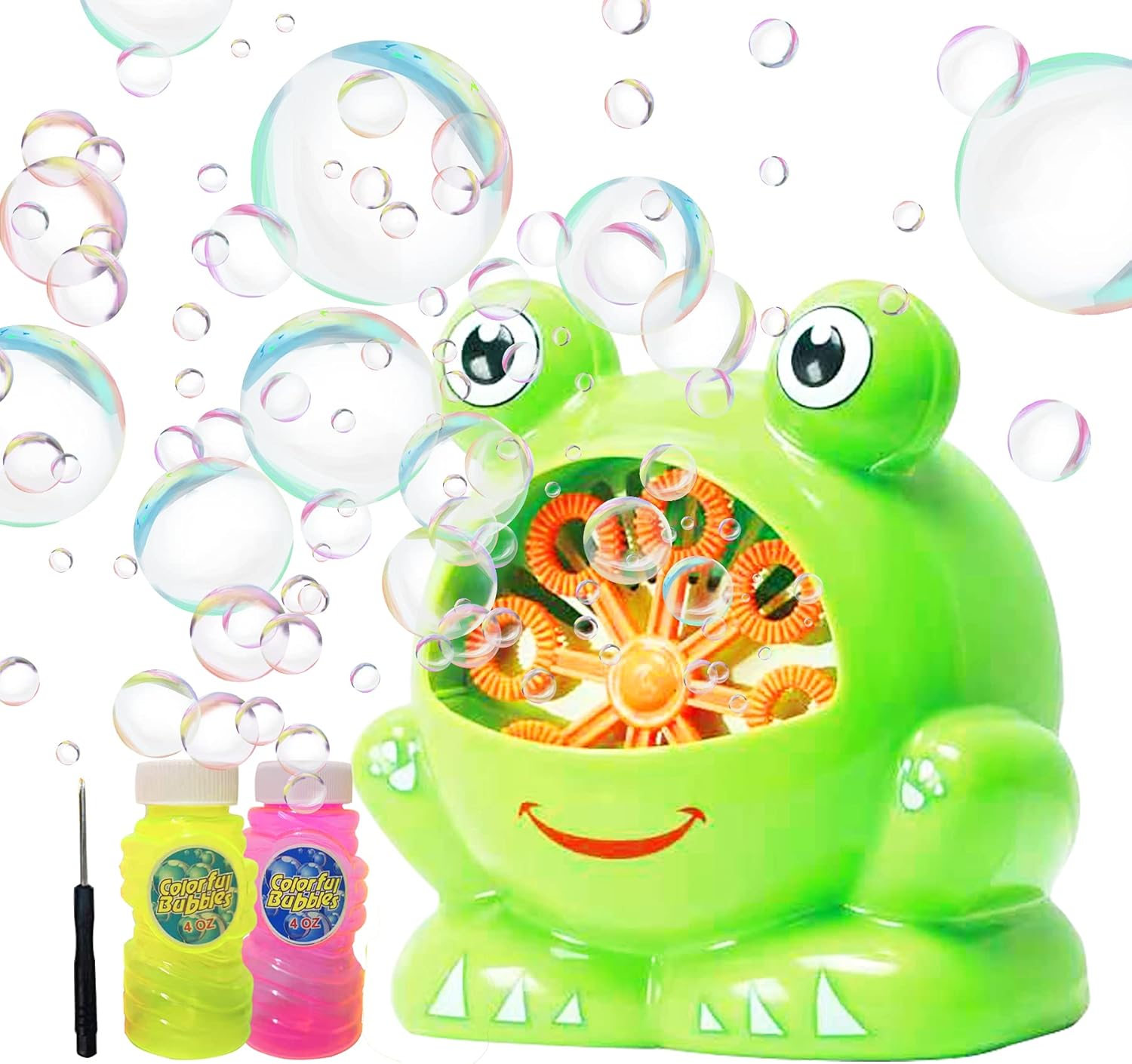 Amazon.com: Automatic Bubble Machine for Kids, Bubble Blowing Toys for ...