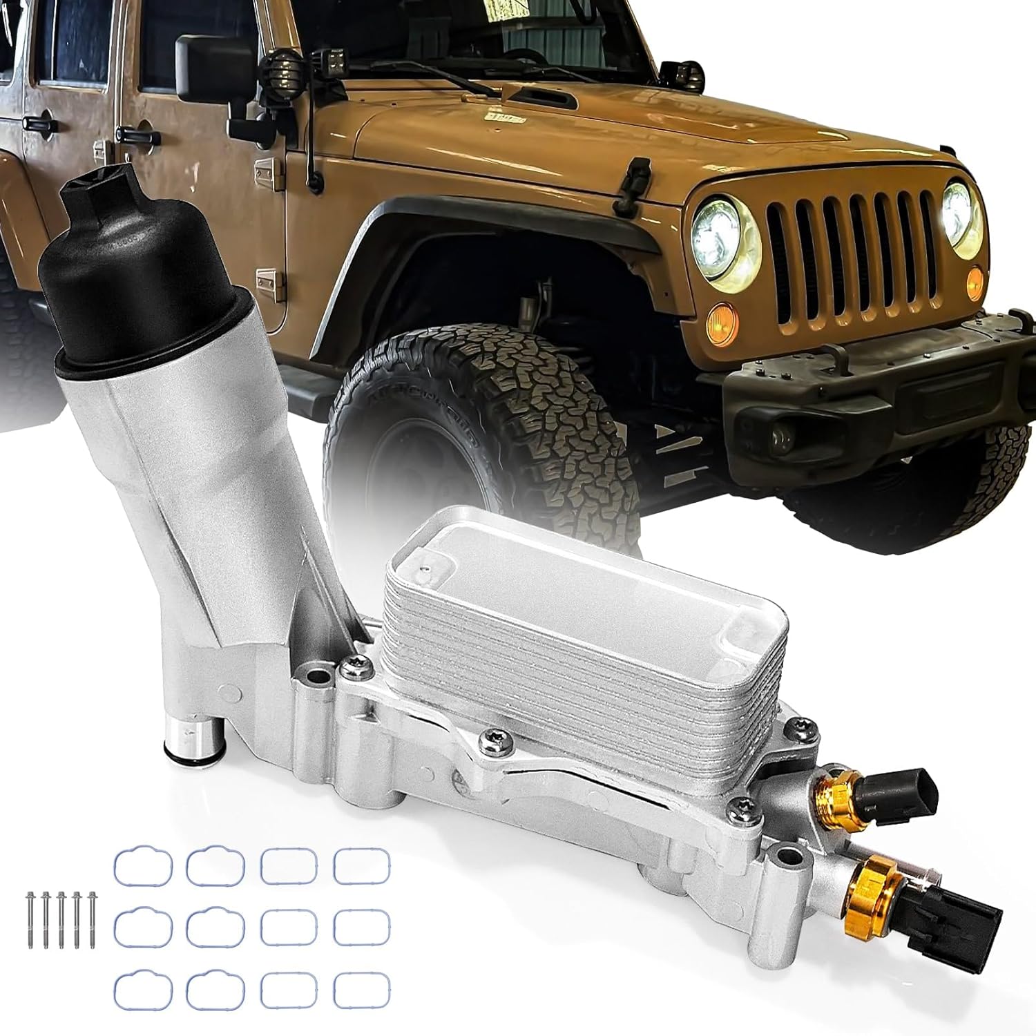 Amazon.com: High Soar 926-959 Aluminum Oil Filter, 3.6L Housing Kit ...