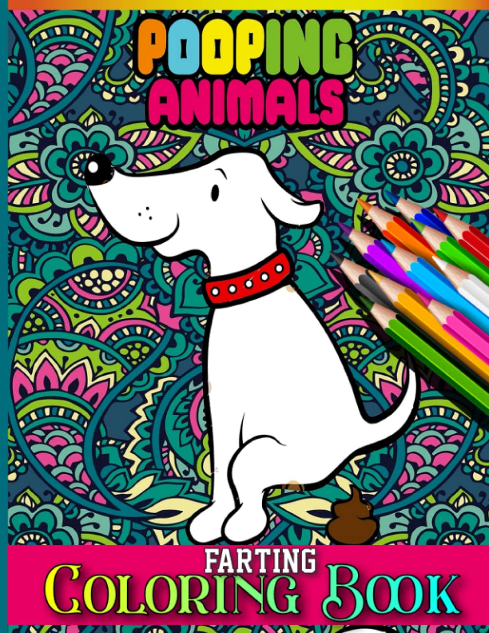 Pooping Animals Farting Coloring Book Amazing Pooping Animal Farting ...
