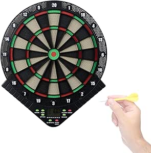 Amazon.co.jp: Dart Board Set, 42cm Electronic Dart Board with LCD ...